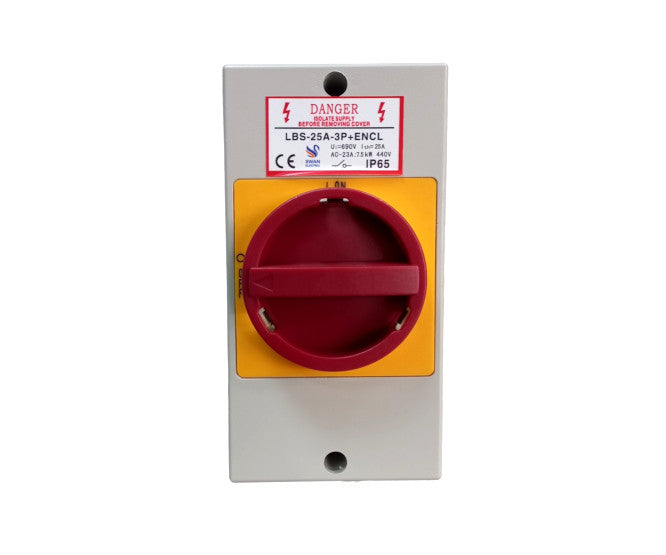 LOAD BREAK SWITCH 63A 3P (ENCLOSURE) LBS-63A-3P+ENCL